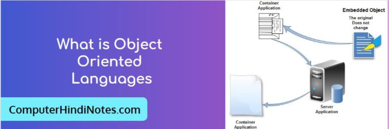 What is Object Linking Embedding? | Computer Hindi Notes