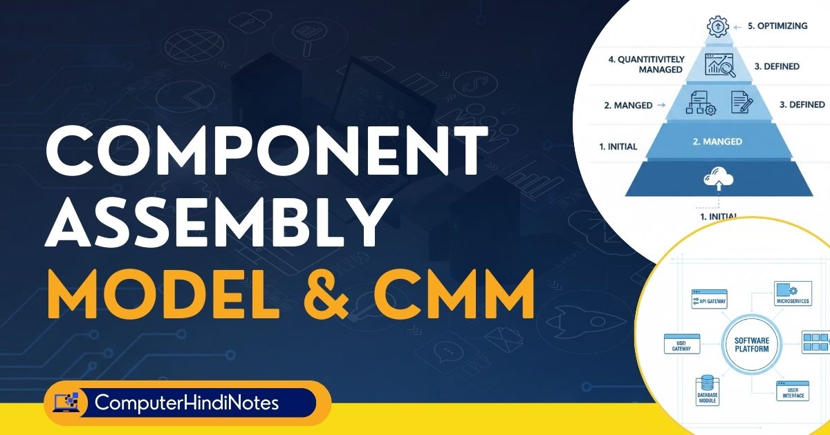 Component Assembly Model & CMM | Computer Hindi Notes